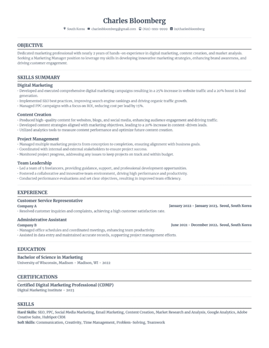 A Perfect CV Format: Best Examples for the Kenyan Job Market